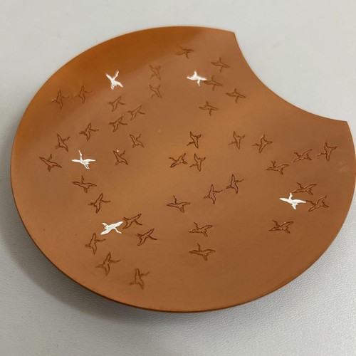 Un Tsuiki Copperware Edo Komon Blow-off Pattern Individual Plate 5 ...