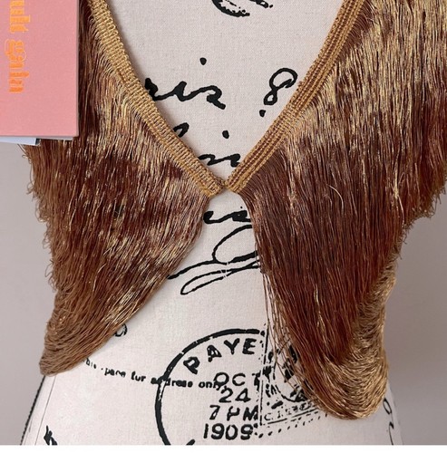 Cult Gaia quella Top Gold Size 6 | eBay