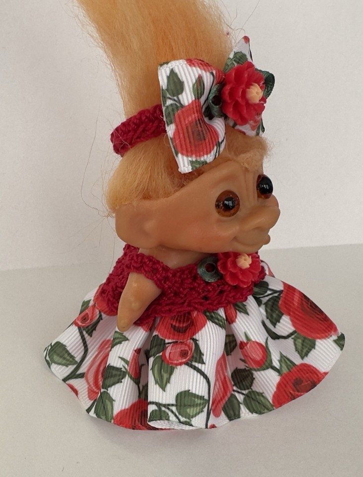 Crochet Vintage Dam Scandia Troll Doll Clothes For 2 1/2" or 2 3/4 ...