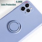 For iPhone 17 16 15 14 13 12 Pro Max 11 Liquid Silicone Ring Holder ...
