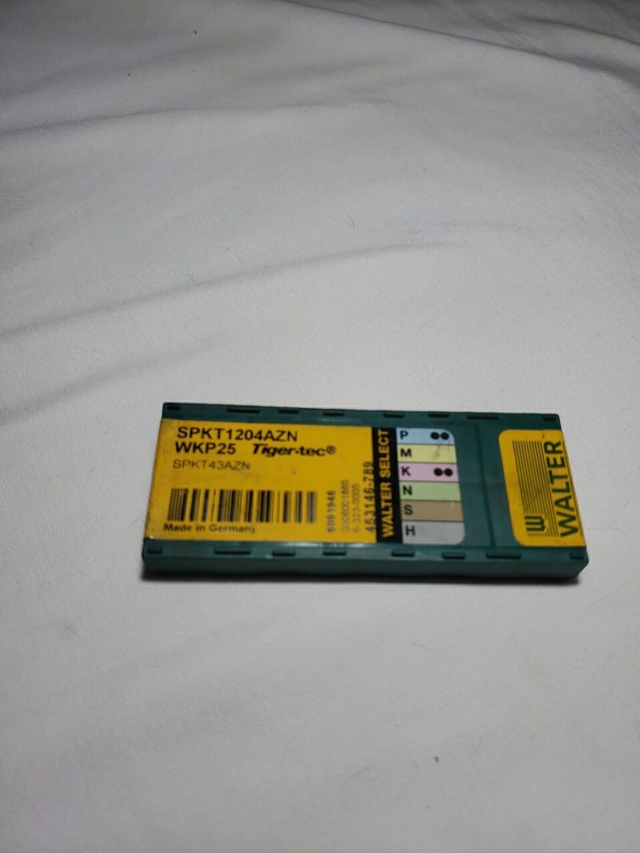 CARBIDE INSERTS SPKT1204AZN WKP25 WALTER 7PCS. 4 Screws Included | eBay