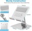 Tablet Stand Aluminum Adjustable Tablet Holder Foldable Desktop Stand ...