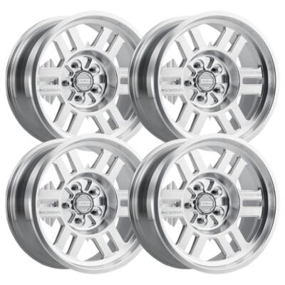 (Set-4) Vision Beadlock 398FNBL 18x9 5x5.5 5x139.7 -12mm Machined ...