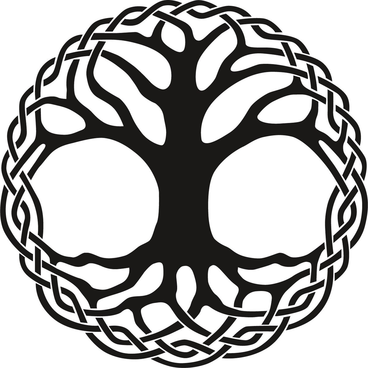 Celtic Druid Symbols Transparent Black Png Celtic Symbol For Rebirth