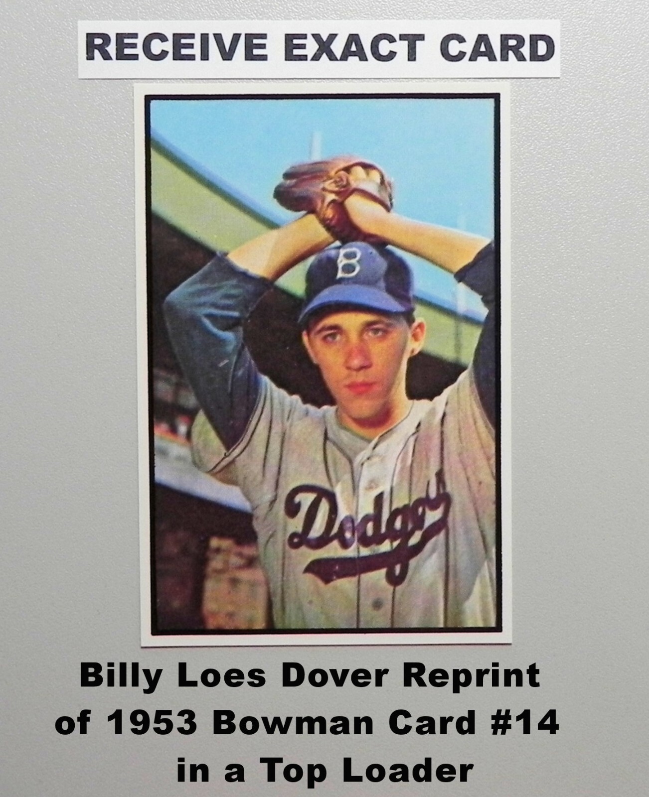 Billy Loes Dover Reprint of 1953 Bowman Card #14_ EXACT CARD (C) | eBay