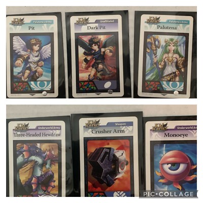 Nintendo 3DS Kid Icarus 6 AR Cards Lot All In Penny Sleeves | eBay