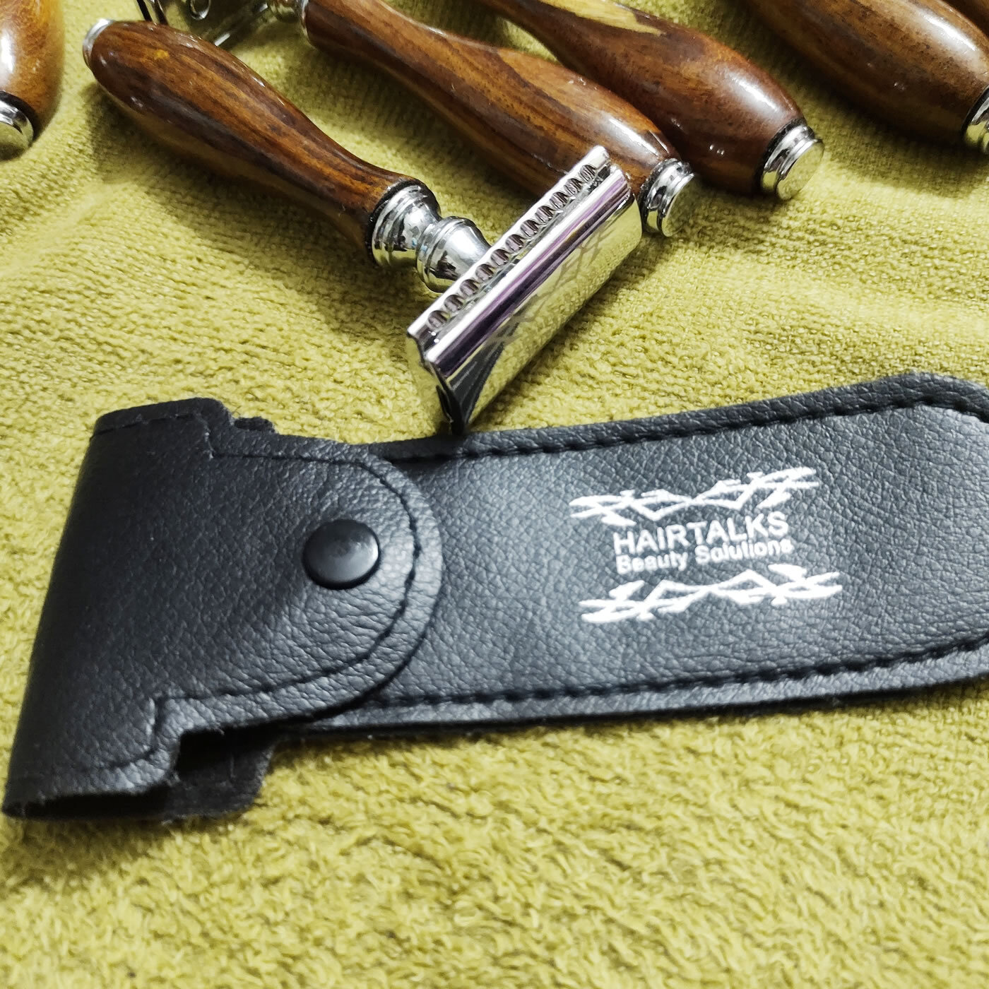 Men Shaving Safety Razor Double Edge Blades Stainless Steel Razer ...