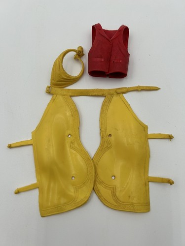 VTG Marx VEST , Chaps, Handkerchief Jay Jamie COWBOY ACTION FIGURE ...