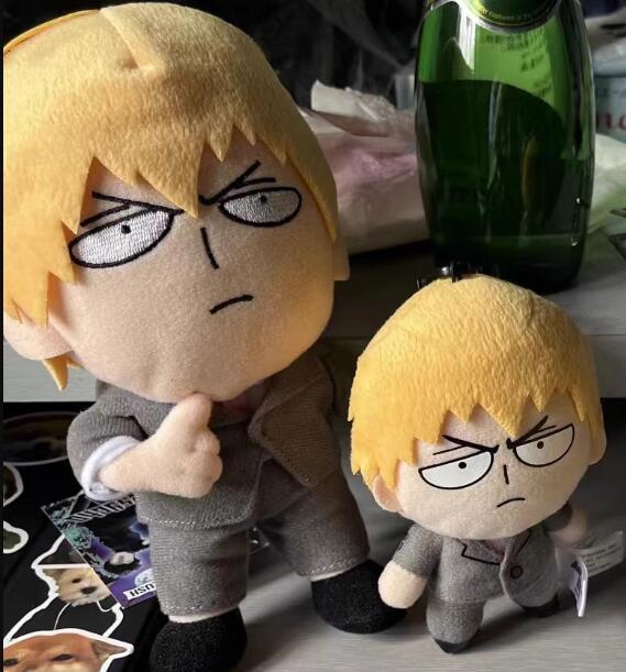 Mob Psycho 100 Reigen Arataka Kageyama Shigeo Plush Doll Stuffed Toy ...