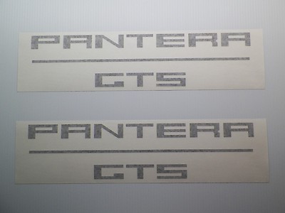 New 1970-1984 Pantera GTS Euro Spec Side Decal Pair of 2 GT4 DeTomaso ...