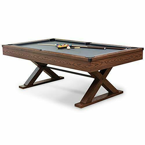 EastPoint Sports Masterton 87 Inch Billiard Pool Table - Burgundy for ...