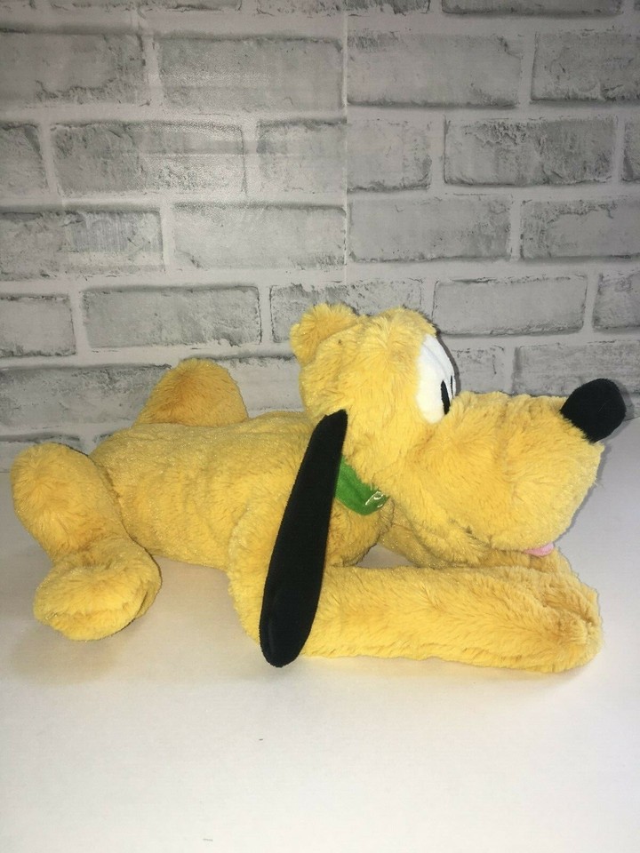 DISNEY STORE AUTHENTIC PLUTO PLUSH STUFFED ANIMAL MICKEY MOUSE DOG ...