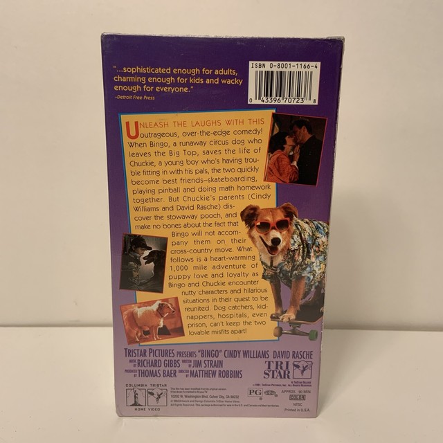 Bingo (VHS, 1992, Closed Captioned Clam Shell Case) for sale online | eBay