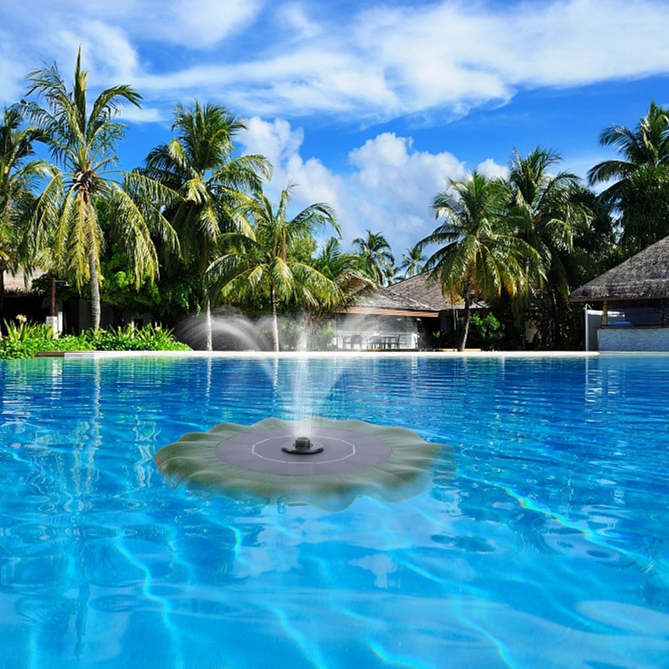 Leaves Floating Pond Ornament Powered Water Feature | eBay Australia