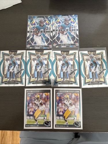 2024 Jacksonville Jaguars Brian Thomas Jr. Football Rookie Card Lot Of ...