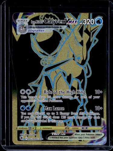 2022 Pokemon SWSH Ice Rider Calyrex VM Trainer Gallery Secret Rare # ...