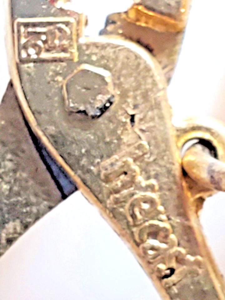 Vintage 6 gold tone miniature tools charm bracelet by GRC Intercast | eBay