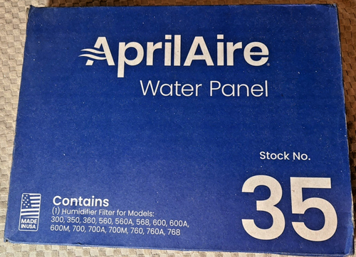 Genuine AprilAire 35 Water Panel Humidifier Filter Pad For 300,500, 600 ...