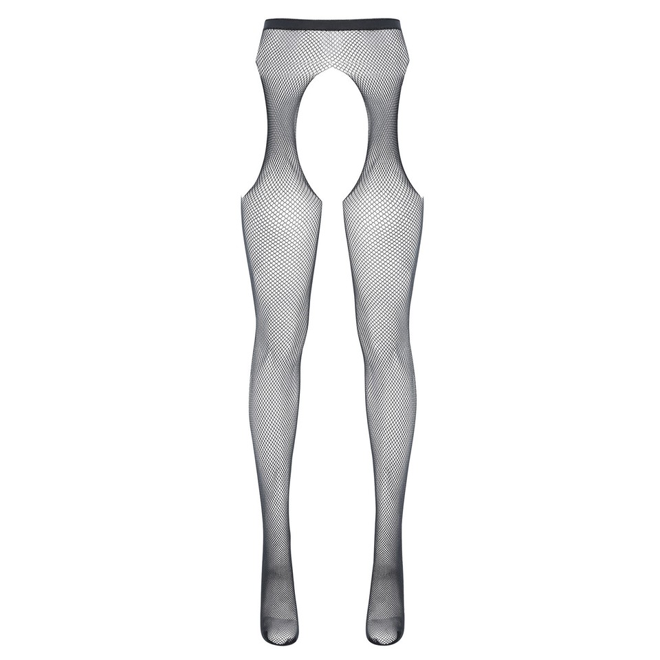 Womens Fishnet Tight Open Crotch Stockings Panty Hose Nylon Mesh ...
