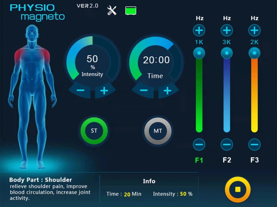 Physio Magneto Pemf Transduction Pain Relief Body Physical Therapy ...