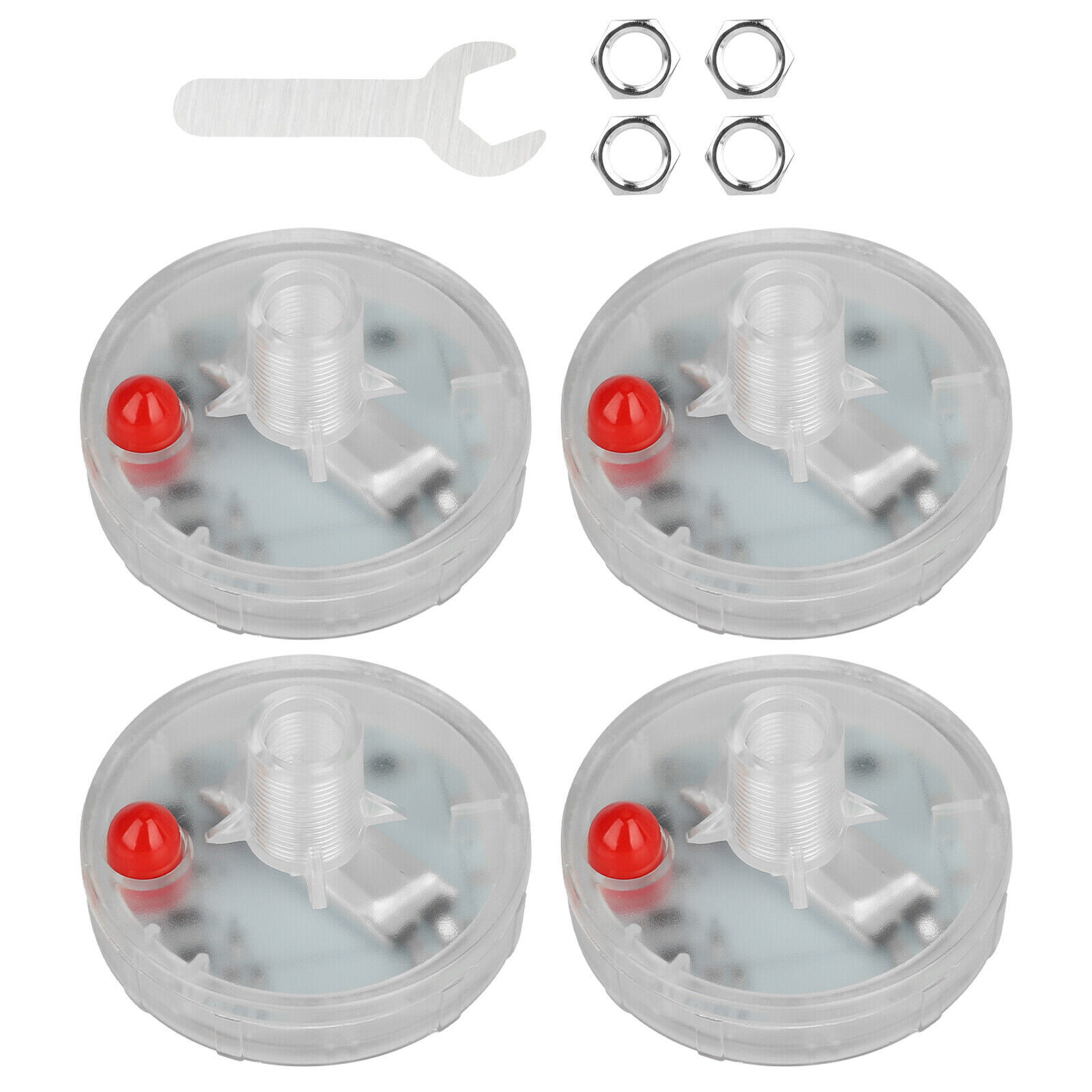 4PCS/Set 15 Lighting Modes Multicolor LED Flashing Car Wheel Tire Valve ...