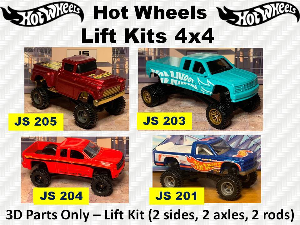 Hot Wheels Lift Kit - 2007 Silverado - 3D Printed - Parts Only | eBay