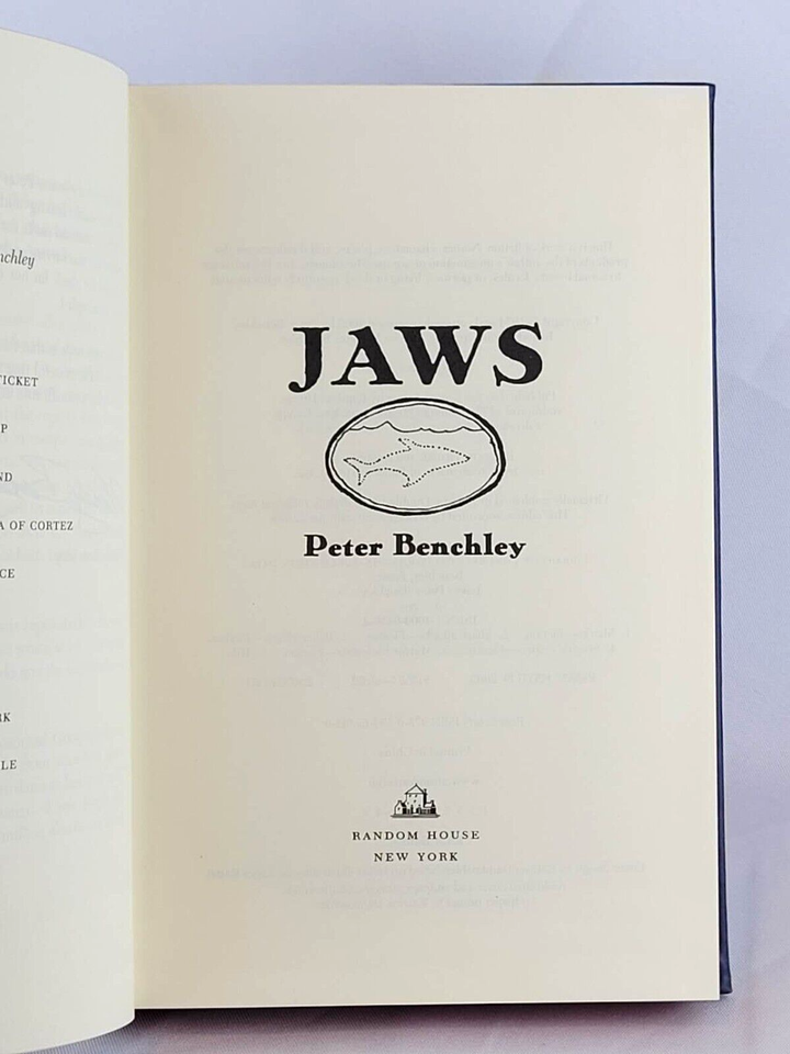 JAWS by Peter Benchley Exclusive Leather Bound Hardcover Edition *Brand ...