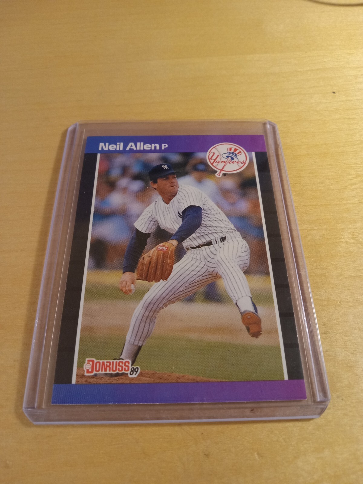 1989 Donruss #196 NEIL ALLEN New York Yankees Baseball Card, Pitcher ...