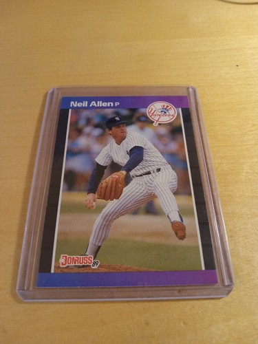 1989 Donruss #196 NEIL ALLEN New York Yankees Baseball Card, Pitcher ...