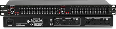 Graphic Equalizer 15-Band Stereo EQ for Home Audio, Dual Channel ...