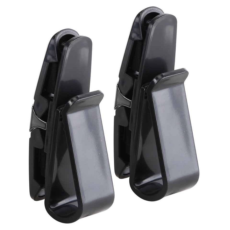 2PCS Universal Sun Visor Glasses Holder Sunglasses Cards Clips for Cars ...