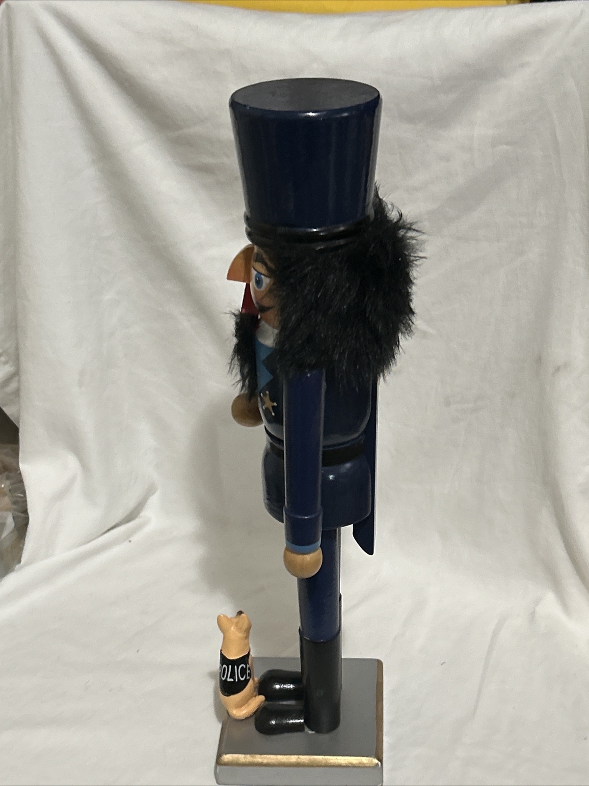Police Officer Cop Nutcracker Policeman Crossing Guard Handcuffs Wood ...