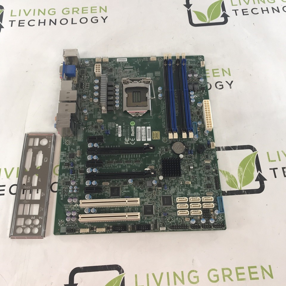 *USED* SUPER X10SAE INTEL XEON E3-1220V3 MOTHERBOARD | eBay