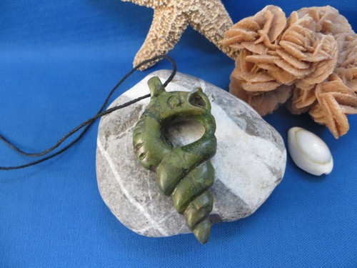 Africa Jewelry ZIMBABWE "NYAMINYAMI" RIVER GOD VERDITE PENDANT NECKLACE ...