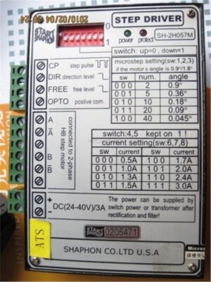 Used Stepper Motor Drive SH-2H090M SH2H090M Tested fo | eBay