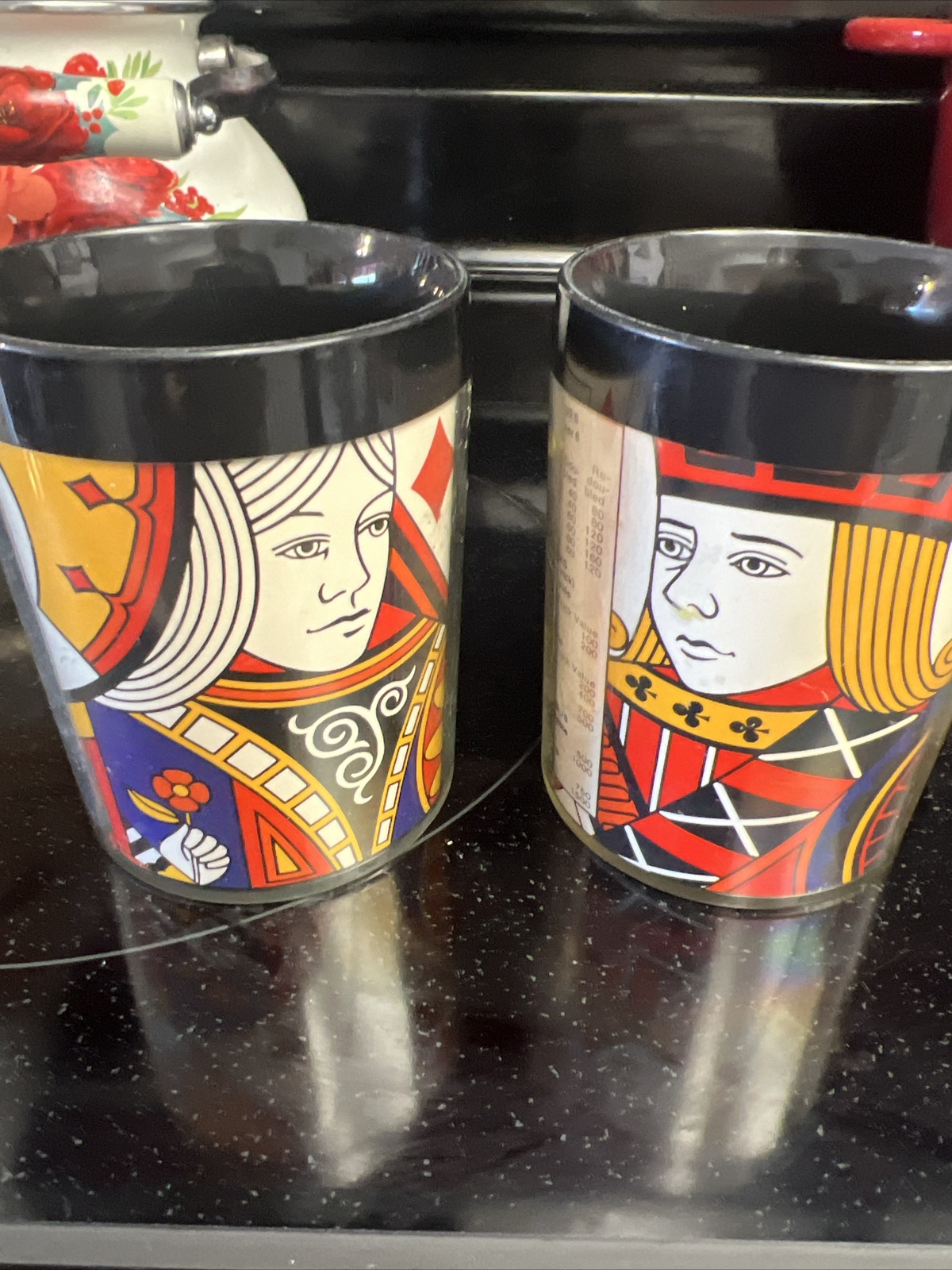 Queen & King Thermo Serv Mugs Vintage 70s plastic Mugs set of 2 Vintage ...