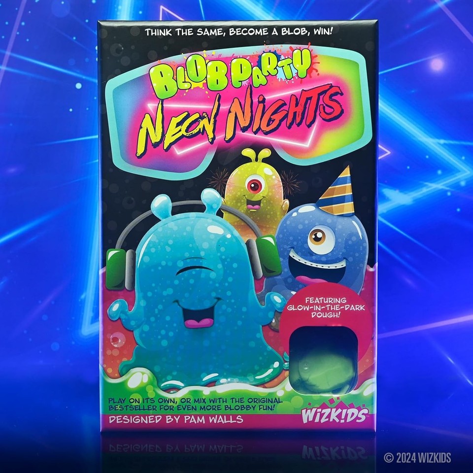 Blob Party: Neon Nights Board Game Co-op Party Game (US IMPORT) | eBay ...