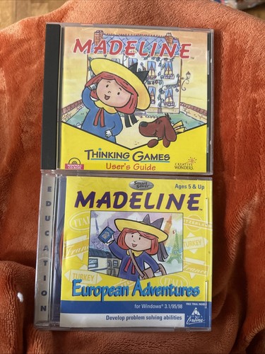 Lot Of 2 Madeline PC Games Thinking Games European Adventures PC ROM | eBay
