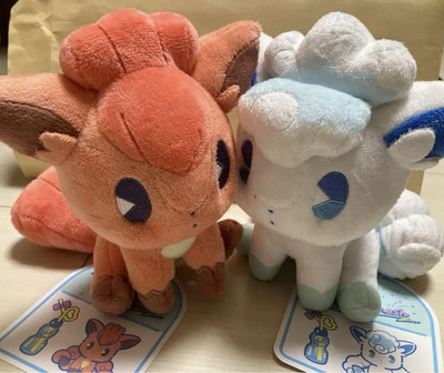 SAIKO Soda Refresh Plush Toy Set of Vulpix and Alolan vulpix Doll ...
