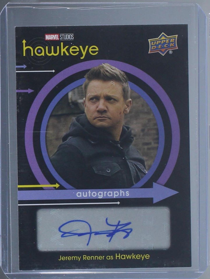 EPACK Hawkeye Autograph Card A-JR Jeremy Renner as Hawkeye | eBay