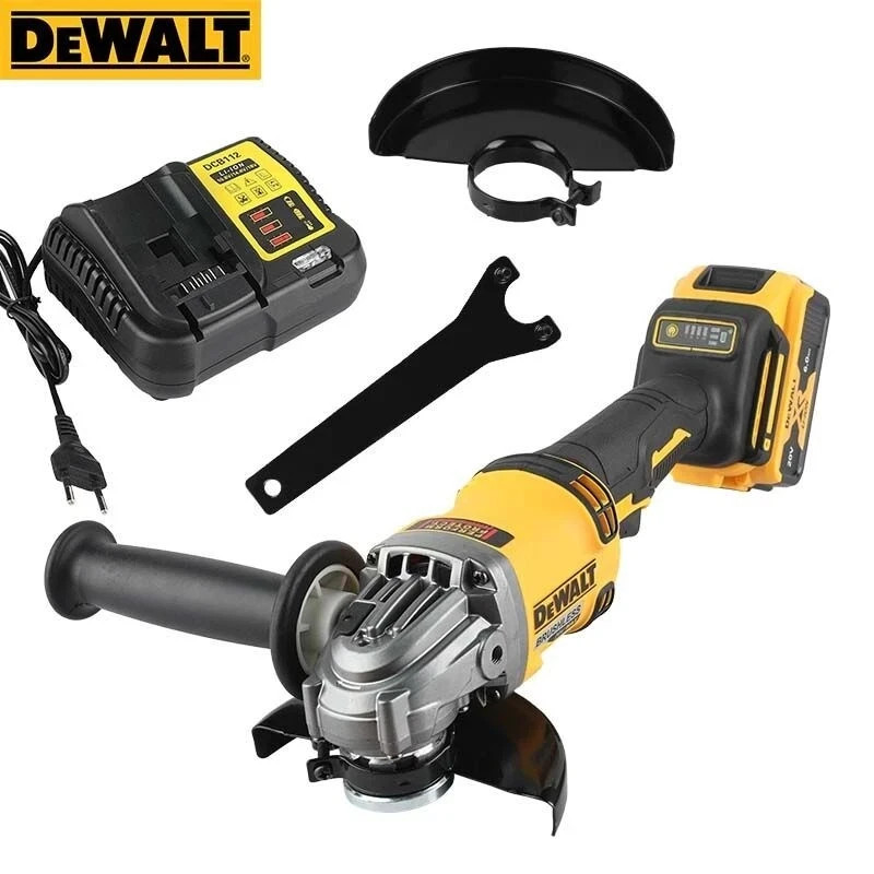 Dewalt DCG414 20V Max XR Brushless Angle Grinder Battery and Charger ...