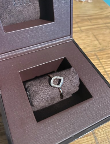 Monica Vinader Sterling Silver Riva Mini Kite Diamond Stacking Ring ...