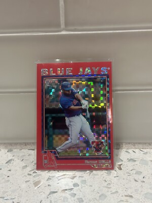 Vernon Wells 2004 Topps Chrome Red Xfractor Refractor Toronto Blue Jays ...