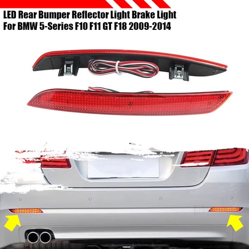 Red Rear Reflector Tail Light For BMW 5-Series Standard F10 F11 F18 ...