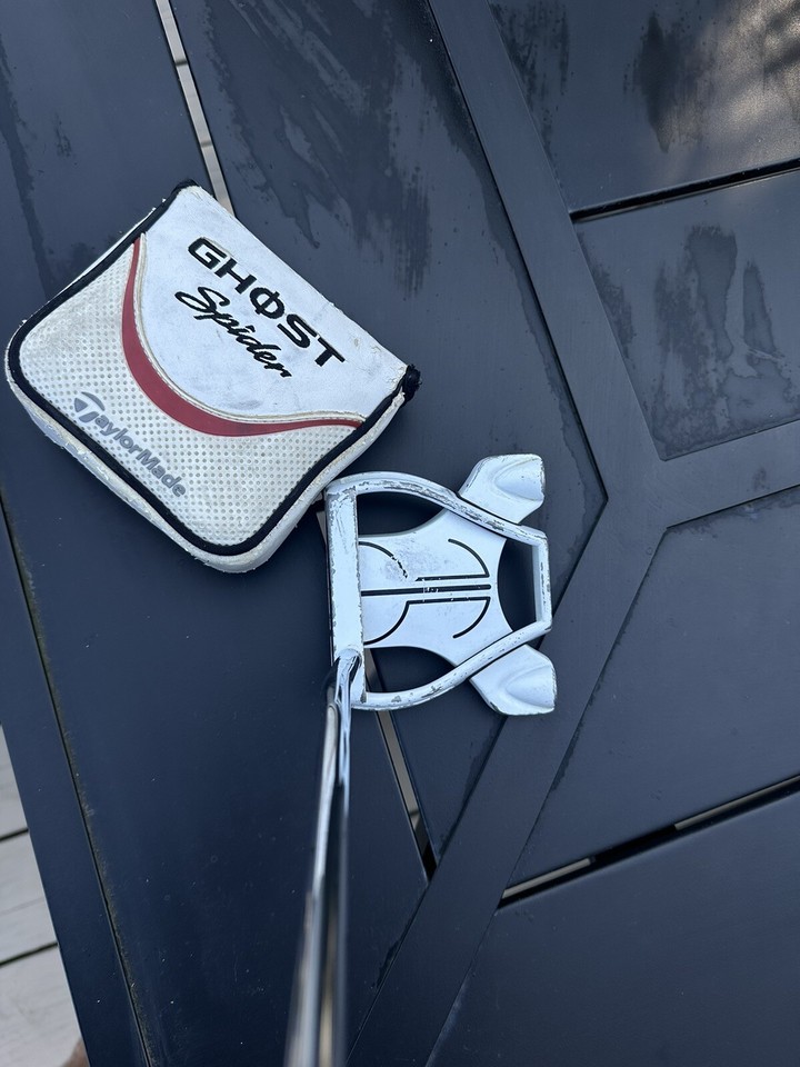 Taylormade Spider Ghost Putter 34" American Flag Golf Pride Grip With ...