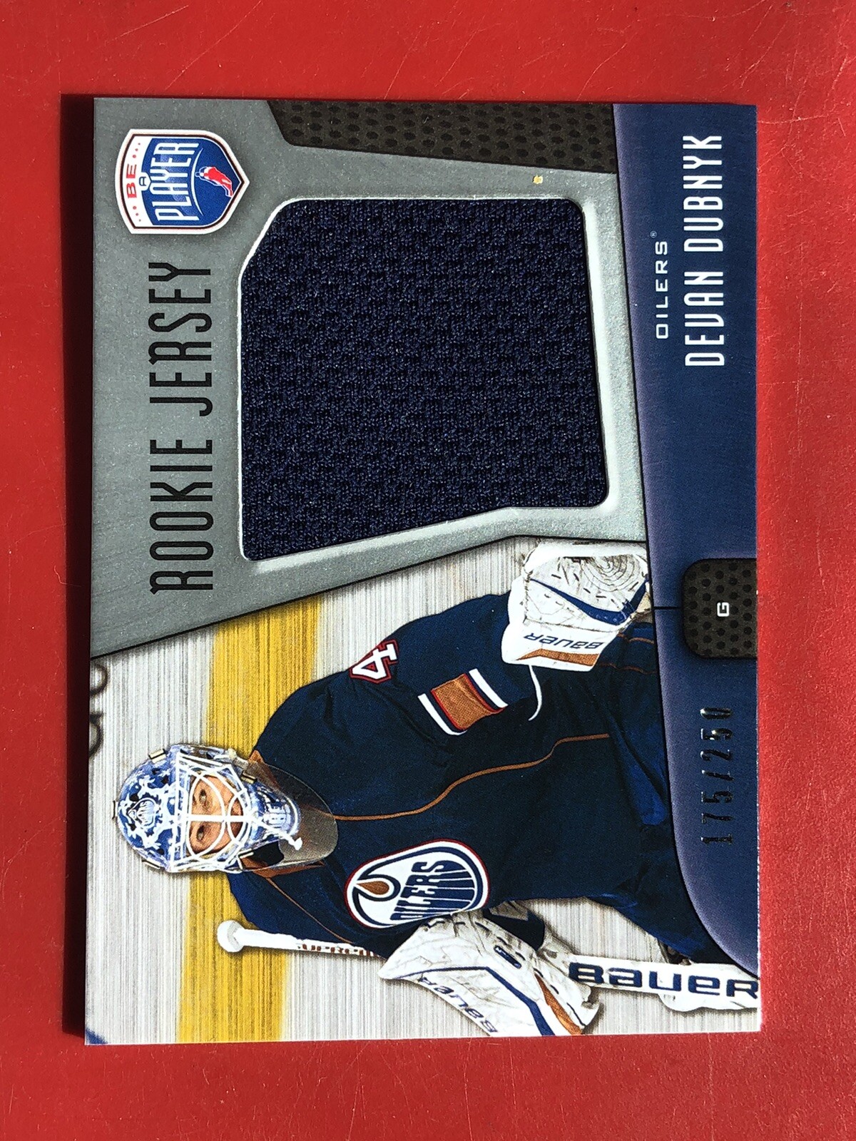 2009-10 Upper Deck Be a Player Rookie Jersey /250 Devan Dubnyk #RJ-DD ...