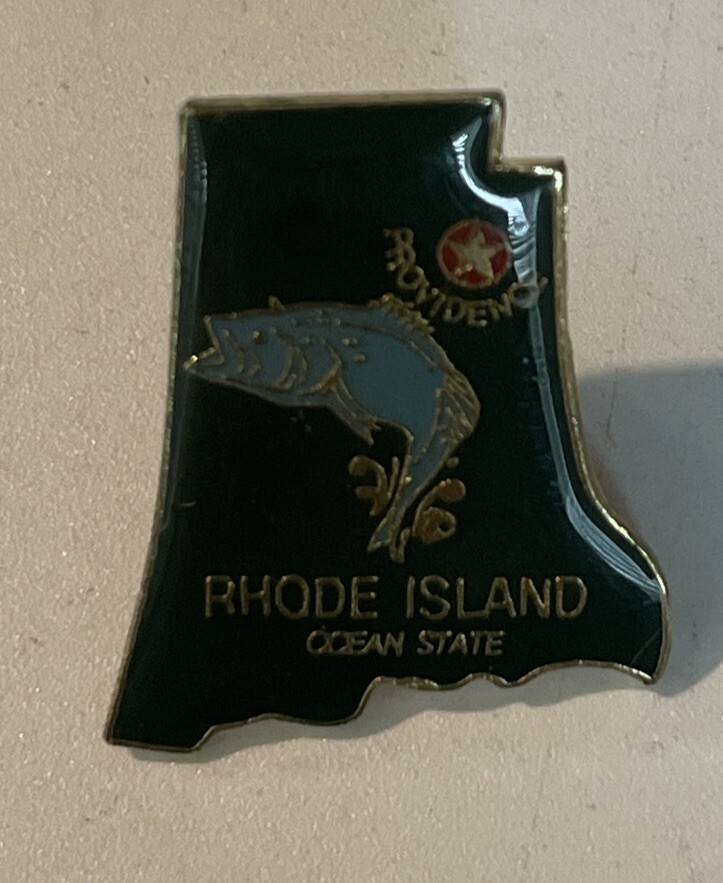 RHODE ISLAND PROVIDENCE OCEAN STATE ~ ENAMEL LAPEL PIN | eBay