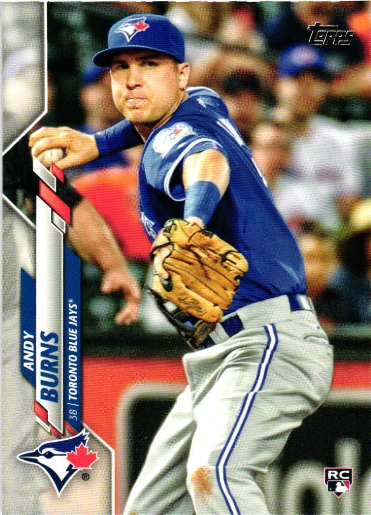 2020 Topps Update Series - Andy Burns #U-177 Advanced Stats /300 (RC ...