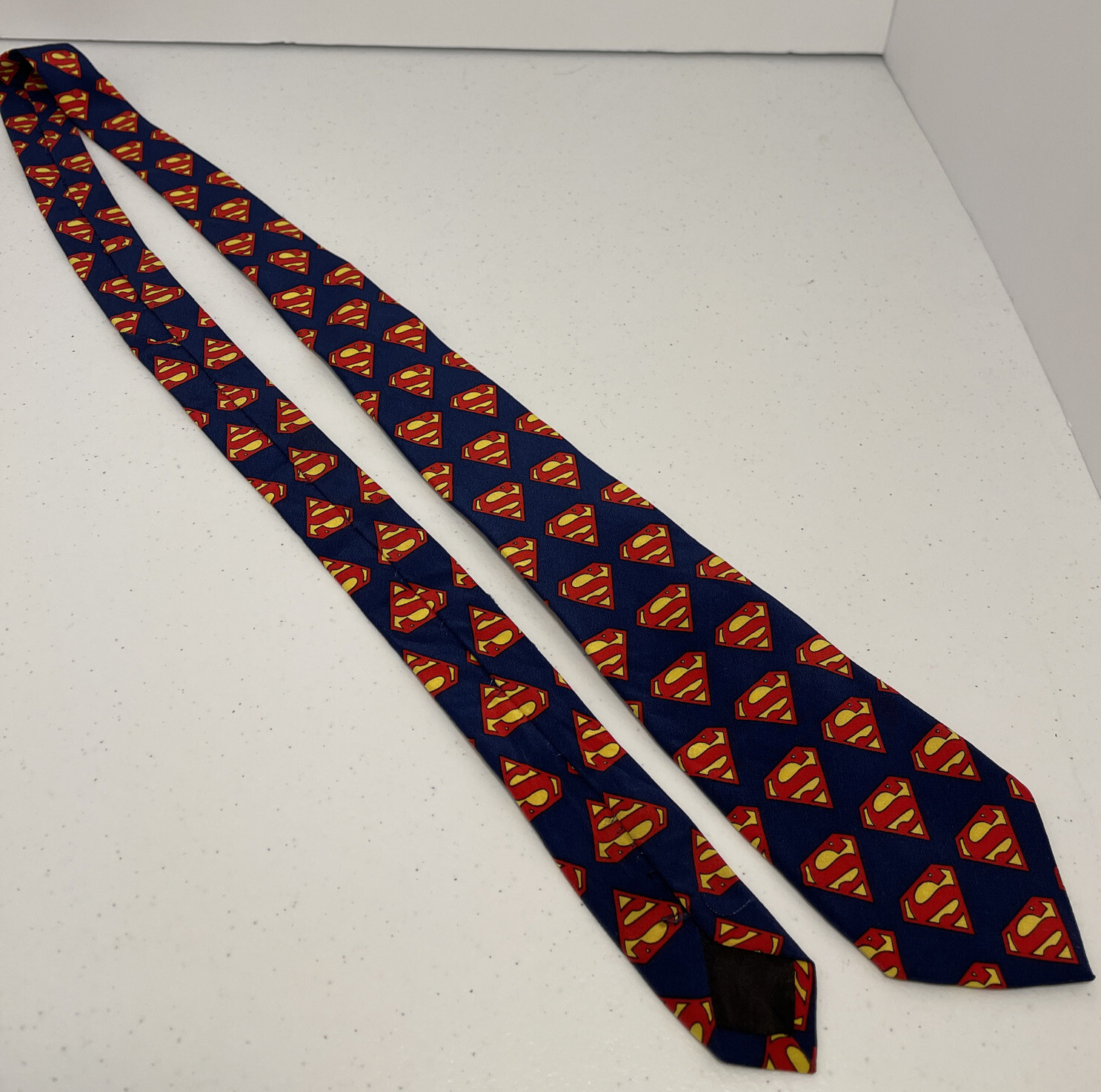 Vintage Superman Necktie Tie DC Comics 1996 - Gem