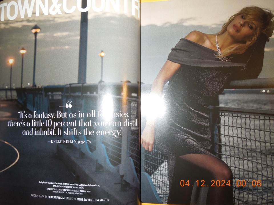 KELLY REILLY town & country KAIA GERBER Yellowstone STEWART GARDNER | eBay